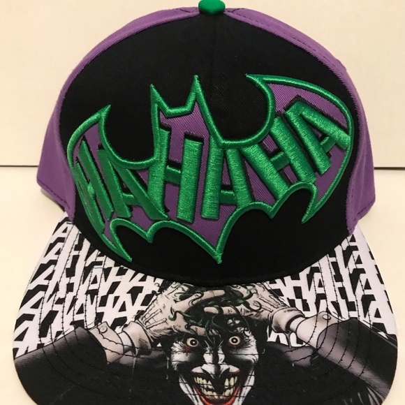 Accessories | Dc Comics The Joker Snapback Hat Brand New | Poshmark